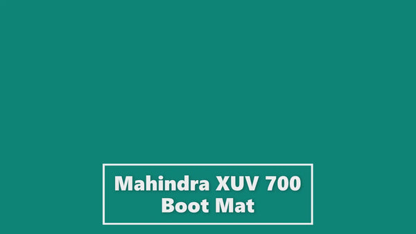 Coozo Car Boot Mat For Mahindra XUV 700 : Diamond Series (7 seater var ...